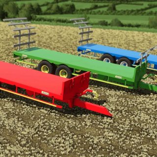 Smyth 28ft bale trailer v1.0.0.0 - FS25 / FS22 Mod