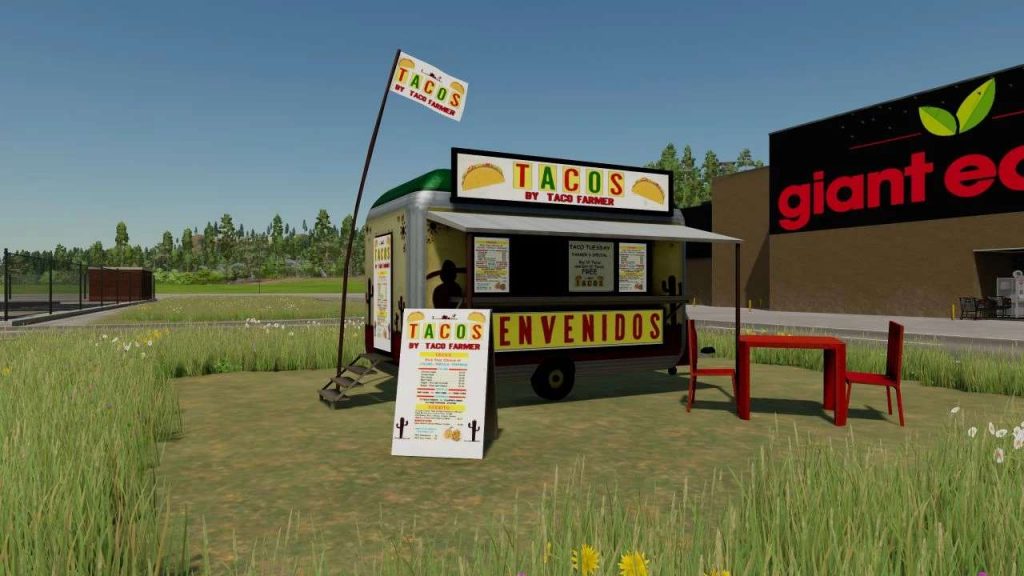 Taco stand v1.0.0.0 - FS25 / FS22 Mod