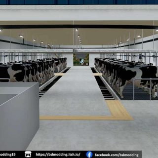Tie stall barn v1.0.0.0 - FS25 / FS22 Mod