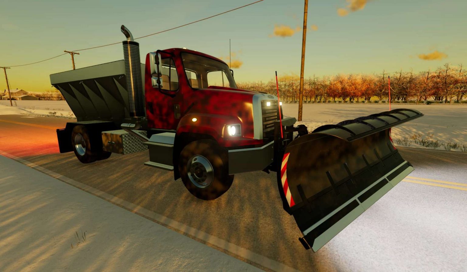 WINTER SALTER AND SNOWPLOW PACK v1.0.0.0 - FS25 / FS22 Mod