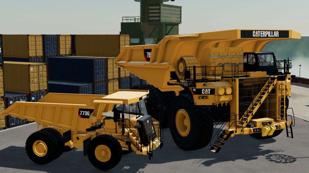 Caterpillar 773G & 795F AC Mining Trucks v1.0.0.0 - FS25 / FS22 Mod