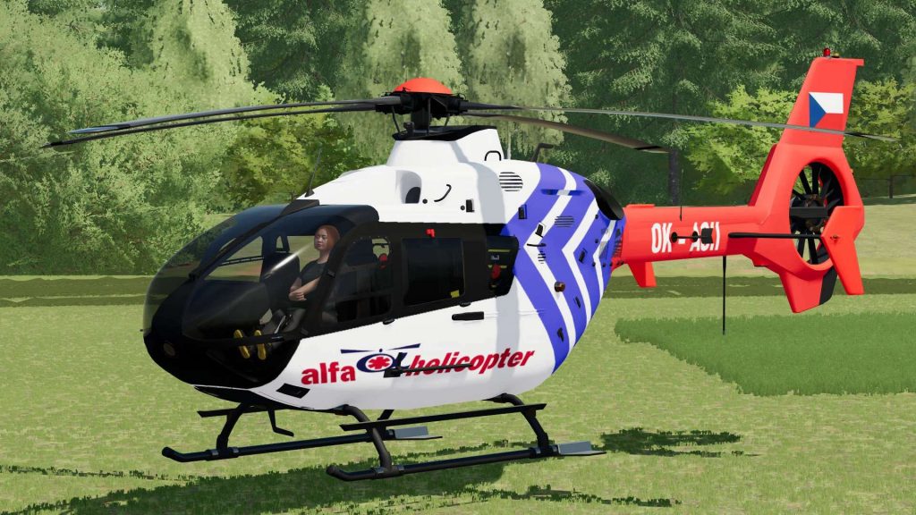 EC 135 Alfa Helicopter v1.0.0.0 - FS25 / FS22 Mod