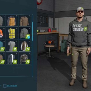 Farming Simulator 25 Clothing v1.0.0.0 - FS25 / FS22 Mod