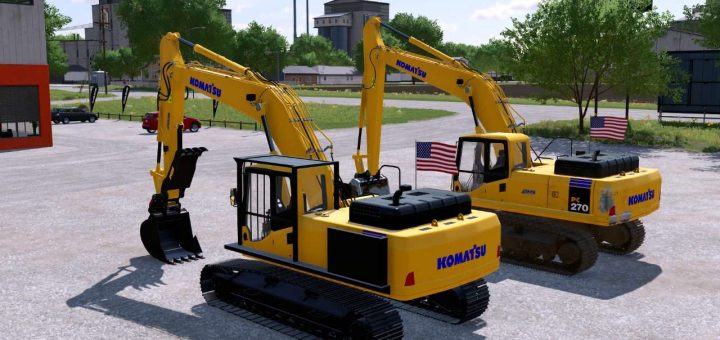 Farming Simulator 22 Forklifts, Excavators mods | FS22 Excavators