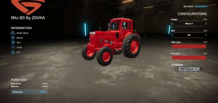 MTZ Mods | FS22 Mods | Farming Simulator 22 Mods