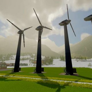 Wind Turbine Large v1.1.0.0 - FS25 / FS22 Mod