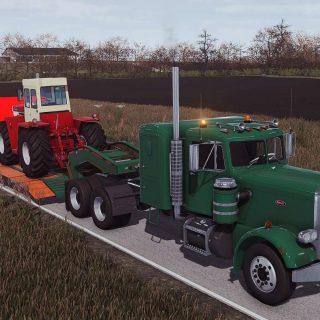 2-axle Lowboy V2.0.0.0 - FS25 / FS22 Mod