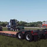 2-axle Lowboy V2.0.0.0 - FS25 / FS22 Mod