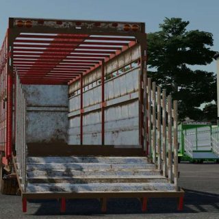 Broughan 28 Foot Animal Trailer v1.0.0.0 - FS25 / FS22 Mod