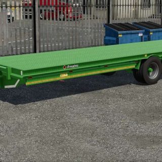 Broughan 28 Foot Low Bed Trailer v1.0.0.0 - FS25 / FS22 Mod