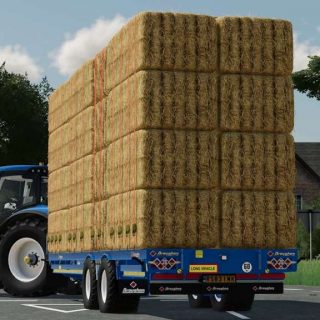 Broughan 28 Foot Low Bed Trailer v1.0.0.0 - FS25 / FS22 Mod