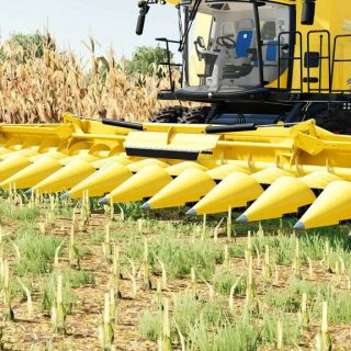 CNH 12 Row Folding Corn Head Pack v1.0.0.1 - FS25 / FS22 Mod