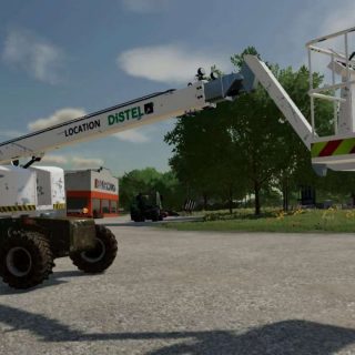 Genie Telescopic Boom DISTEL Location v1.0.0.0 - FS25 / FS22 Mod