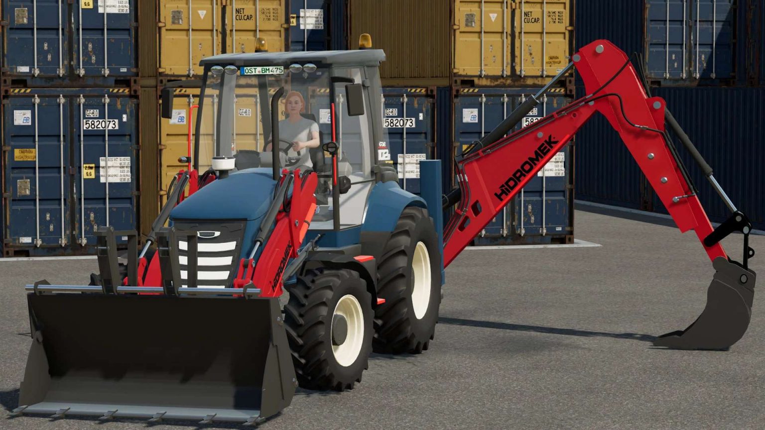 Hidromek Backhoe Loader v1.0.0.0 - FS25 / FS22 Mod