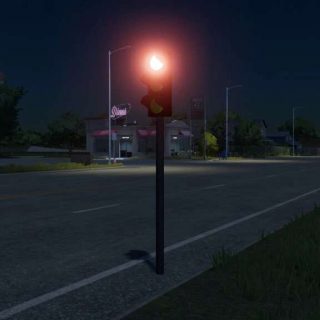 Placeable Traffic Light (Functional) v1.1.0.0 - FS25 / FS22 Mod