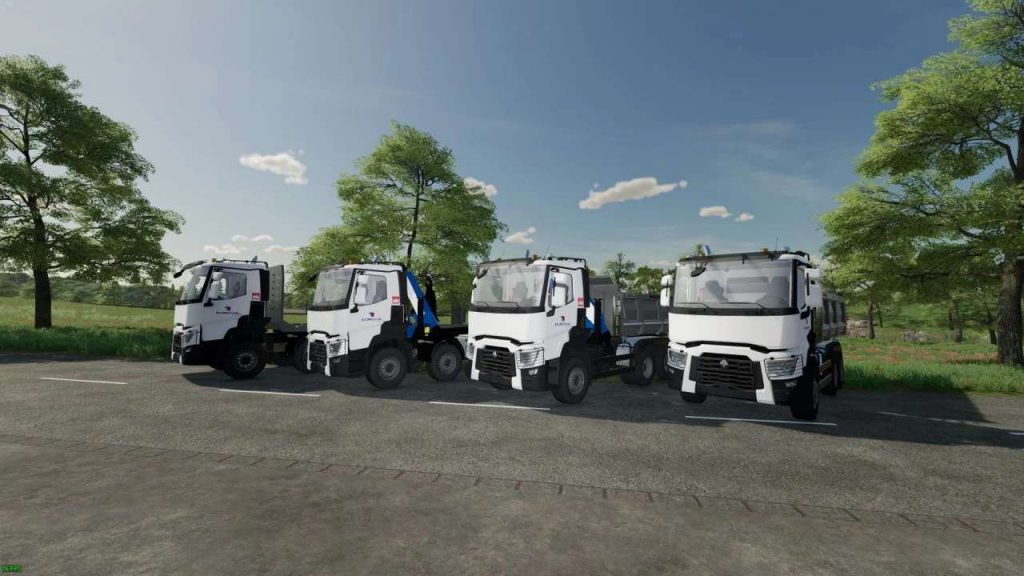 Renault C480 Public Works Pack v2.0.0.0 - FS25 / FS22 Mod