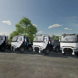 Renault C480 Public Works Pack v2.0.0.0 - FS25 / FS22 Mod