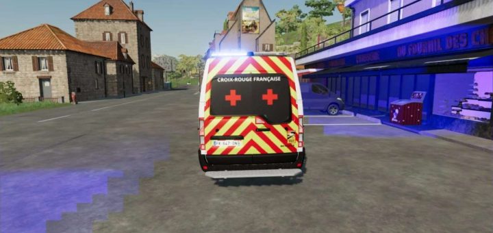 French Red Cross Mods | FS22 Mods | Farming Simulator 22 Mods
