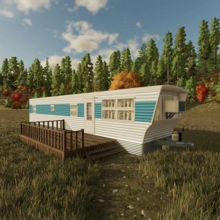 Retro Camping Home v1.0.0.0 - FS25 / FS22 Mod