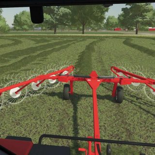 Sitrex QR12 V Rake v1.0.0.0 - FS25 / FS22 Mod