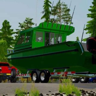 StabiCraft Boat and Trailer v1.0.0.0 - FS25 / FS22 Mod