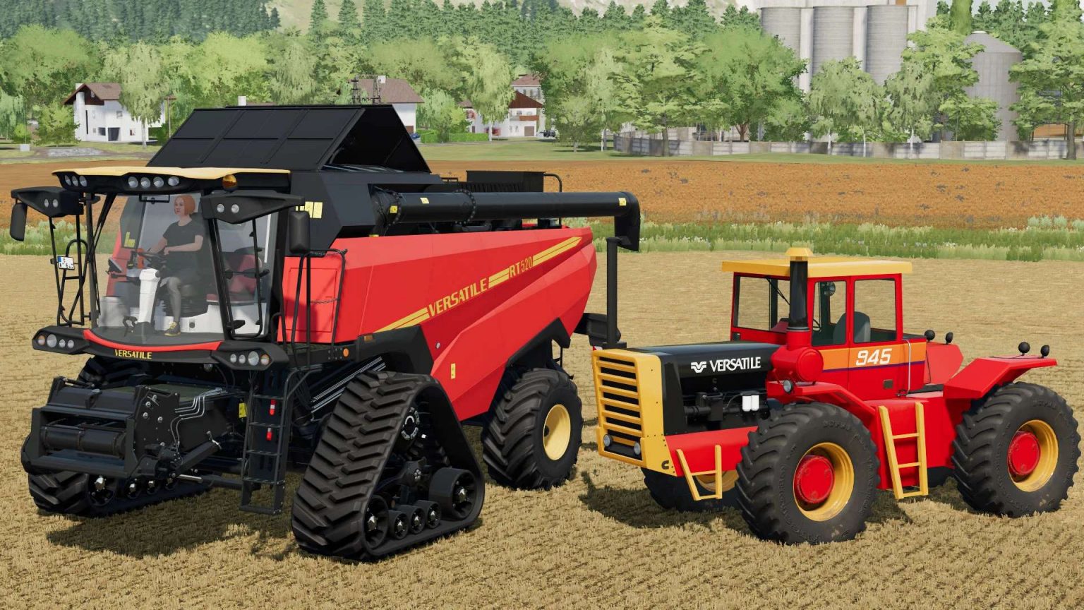Versatile 835/975 Tractor & Versatile RT 520 Harvester v1.0.0.0 - FS25 ...