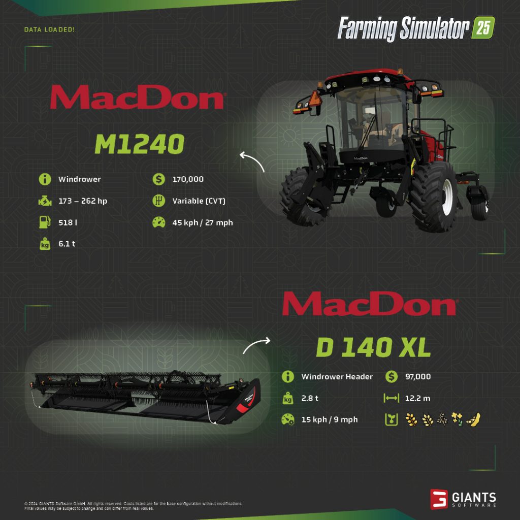 FS25 John Deere 3650, Case IH AF11 & New Brand!