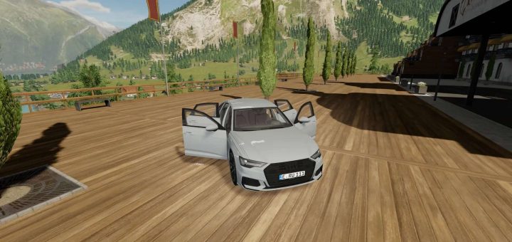 Audi A6 Limousine Mods | FS22 Mods | Farming Simulator 22 Mods