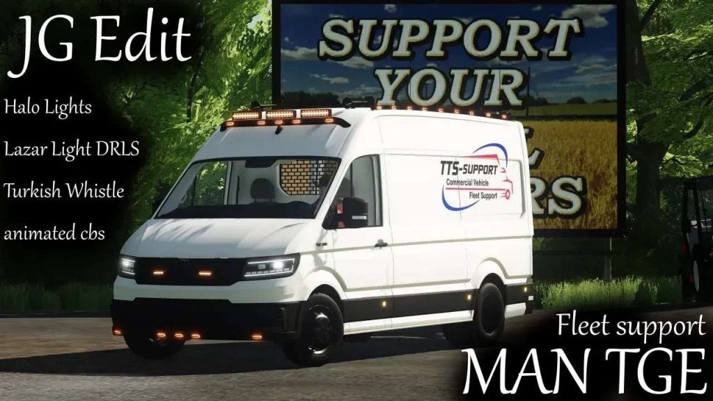 MAN TGE Fleet Support JG Edit v1.0.0.0 - FS25 / FS22 Mod