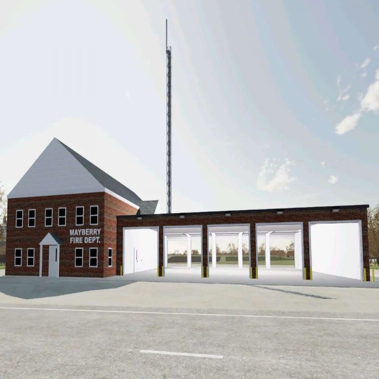 Mayberry Fire Station v1.0.0.0 - FS25 / FS22 Mod