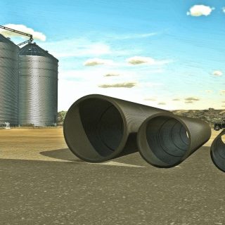 Neat Distribution Corragated Culvert Set v1.0.0.0 - FS25 / FS22 Mod