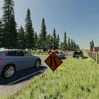 Traffic Cones And Barricades v1.0.0.1 - FS25 / FS22 Mod