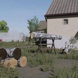 Wood Cutting Stand v1.0.0.0 - FS25 / FS22 Mod