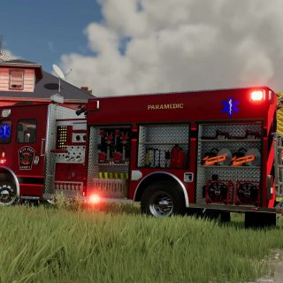 2015 Rosenbauer Mid Mount Engine v3.0.0.0 - FS25 / FS22 Mod