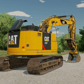 Cat 335F v1.0.0.0 - FS25 / FS22 Mod