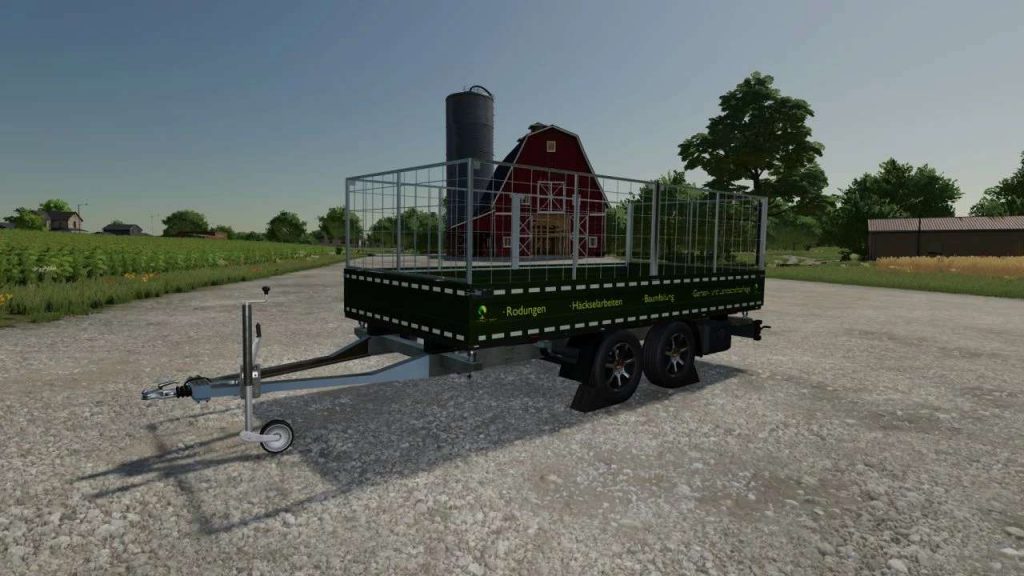 Construction yard Stani trailer v1.1.0.0 - FS25 / FS22 Mod