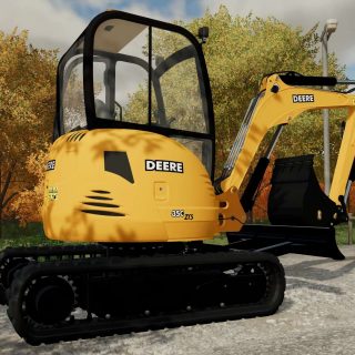 John Deere 35C ZTS Mini-Excavator v1.0.0.0 - FS25 / FS22 Mod