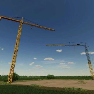 Liebherr Construction Cranes v1.0.0.0 - FS25 / FS22 Mod