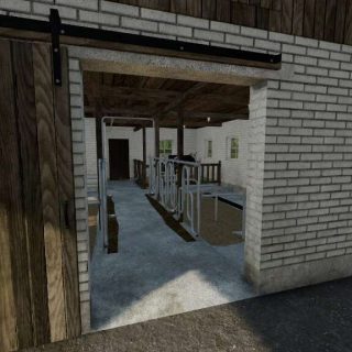 Old Brick Cow Barns Expandable Pastures v1.0.0.0 - FS25 / FS22 Mod