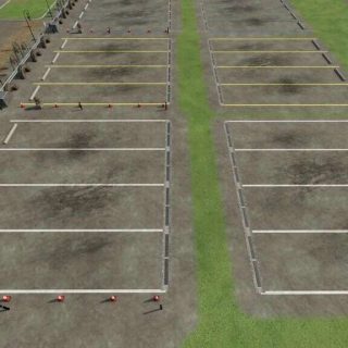 Parking Spaces v1.2.0.0 - FS25 / FS22 Mod