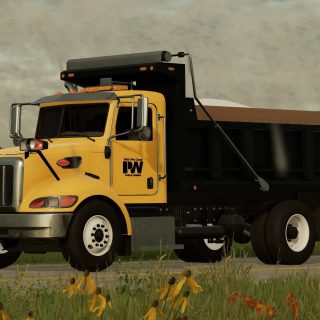Peterbilt 340 Meyer Tailgate Salter v2.0.0.0 - FS25 / FS22 Mod