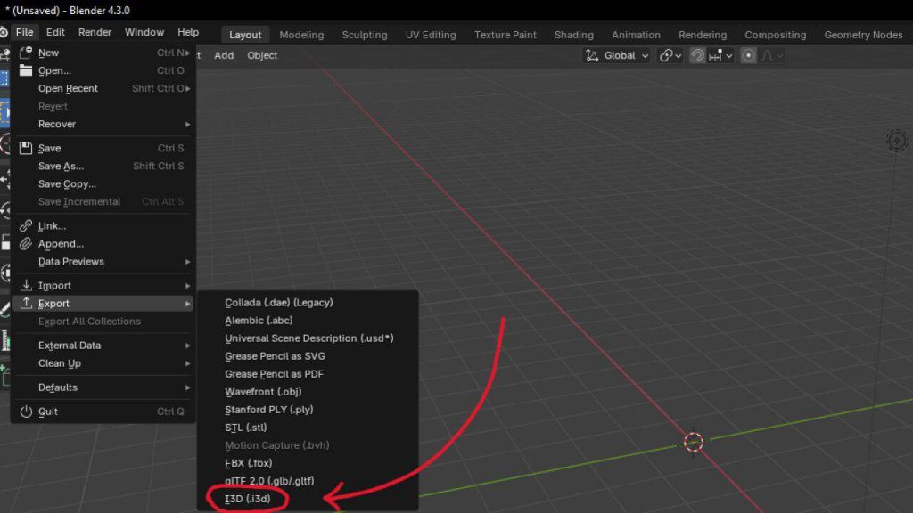 Blender I3D Exporter v1.0.0.0 - FS25 / FS22 Mod