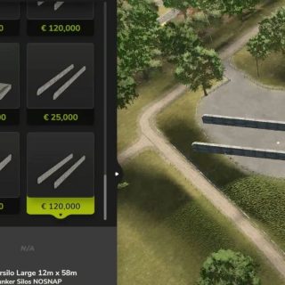 Bunker Silos No Snap Grill V1.0.0.0 - FS25 / FS22 Mod