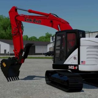 Case CX145D / Link-Belt 145X4 v1.0.0.0 - FS25 / FS22 Mod