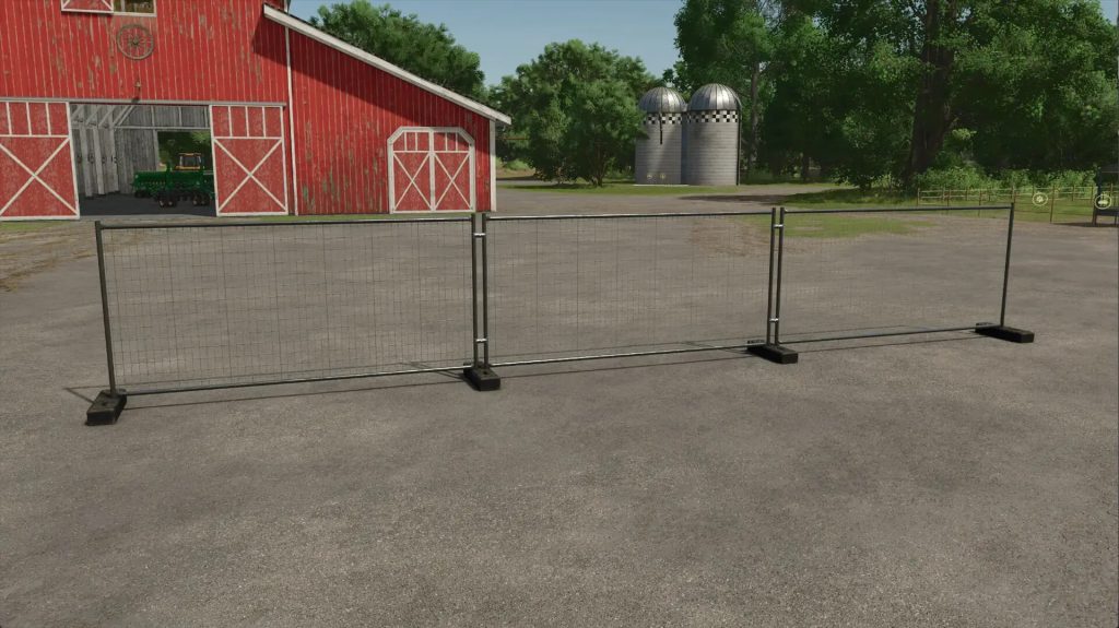 Construction Fence V1.0.0.0 - FS25 / FS22 Mod