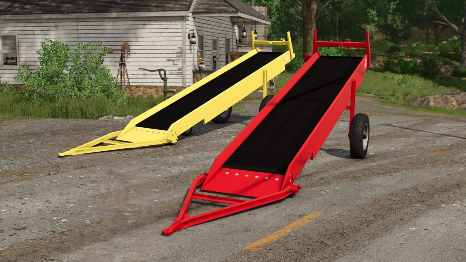 Conveyor belt Lizard S-710 (loading trigger) v1.0.0.0 - FS25 / FS22 Mod