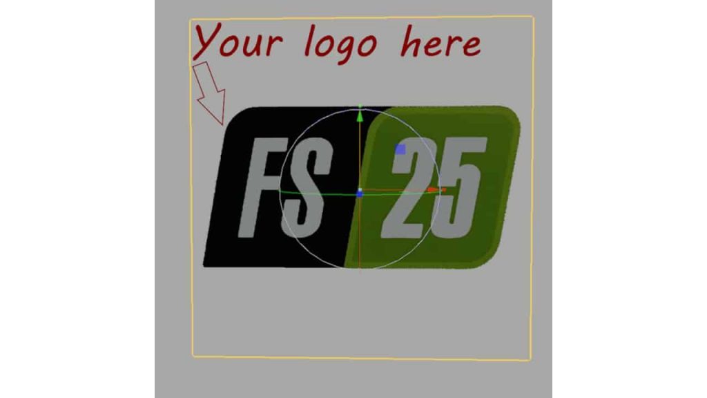 Decal (two sided) Prefab v1.0.0.0 - FS25 / FS22 Mod