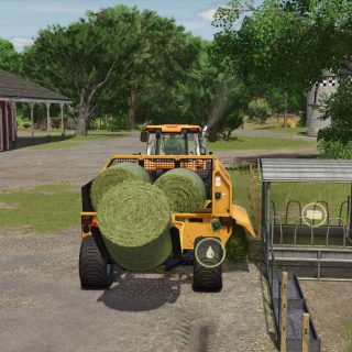 Elmers Ravage Bale Shredder – All Bale Types v1.0.0.0 - FS25 / FS22 Mod
