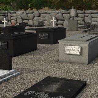 Evergreen Cemetery V1.0.0.0 - FS25 / FS22 Mod