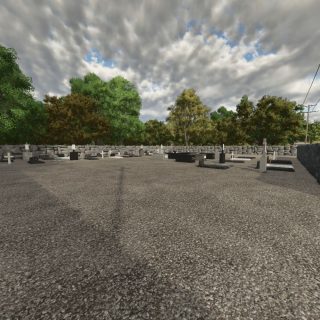 Evergreen Cemetery V1.0.0.0 - FS25 / FS22 Mod